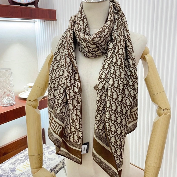 Dior | Accessories | Dior Stylish And Versatile Dior Logo Scarf | Poshmark